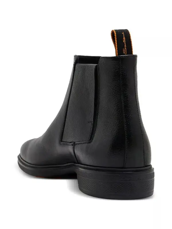 Santoni Easy Leather Chelsea Boots