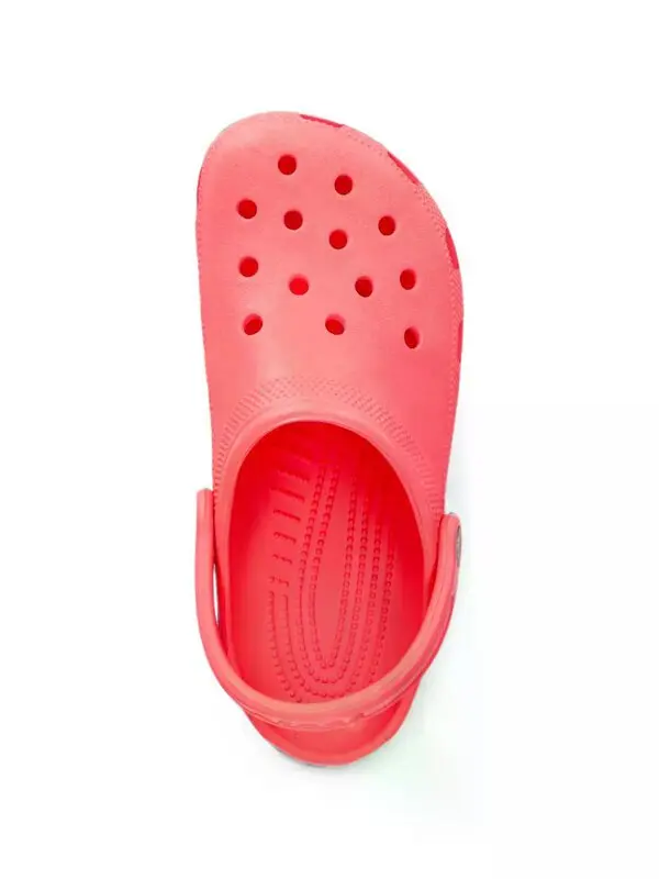 CROCS Perforated Slingback Clogs - Pink