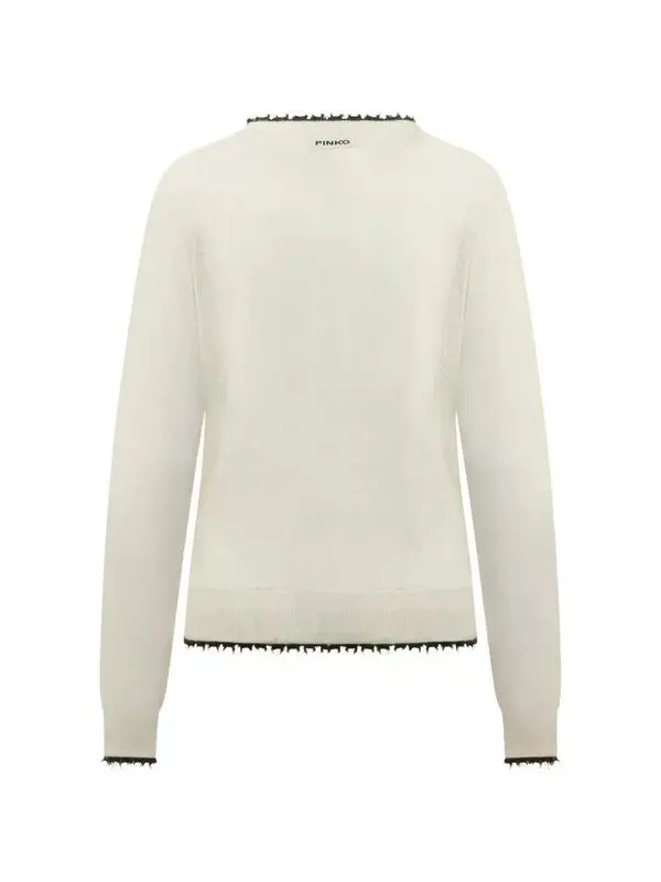 Pinko Frayed-edge Sweater