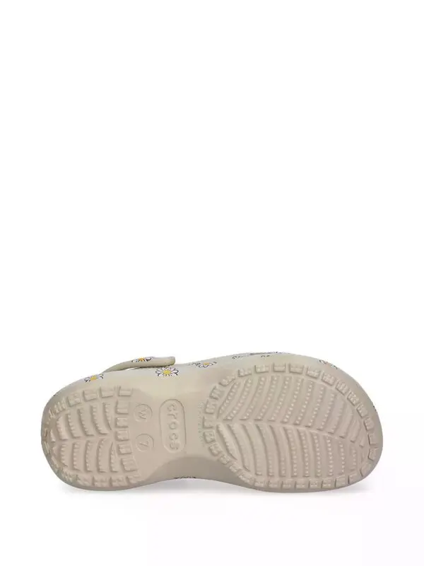 CROCS Classic Floral Platform Clogs