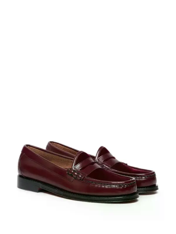 G.H.BASS Weejuns Larson Velvet-panel Loafers