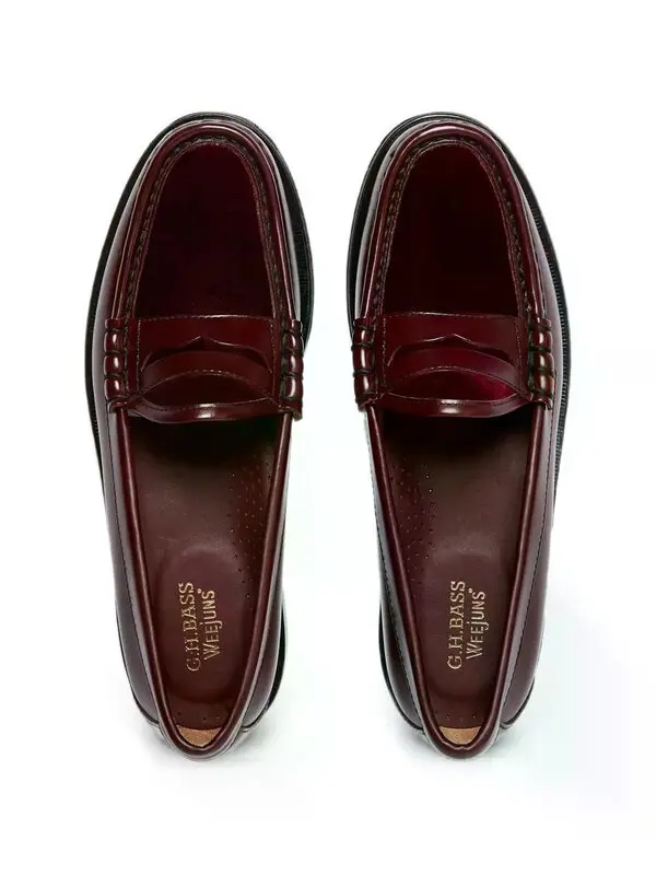G.H.BASS Weejuns Larson Velvet-panel Loafers