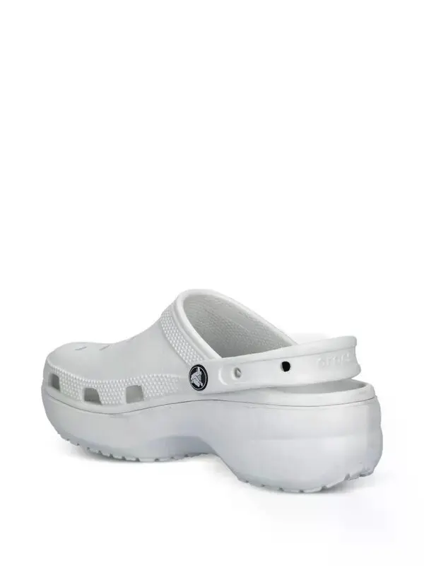 CROCS Classic Platform Clogs - Grey