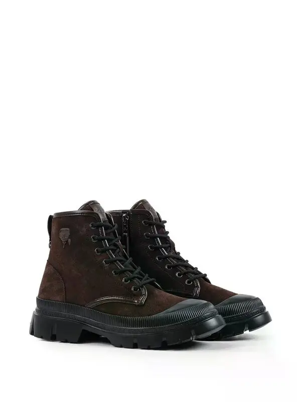 Karl Lagerfeld Suede Panelled Boots