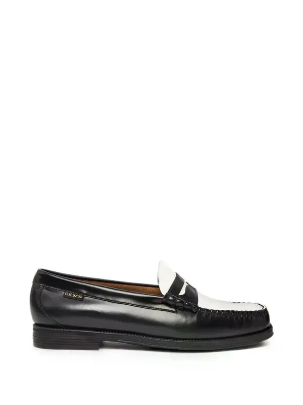 G.H.BASS Larson Flag Leather Loafers