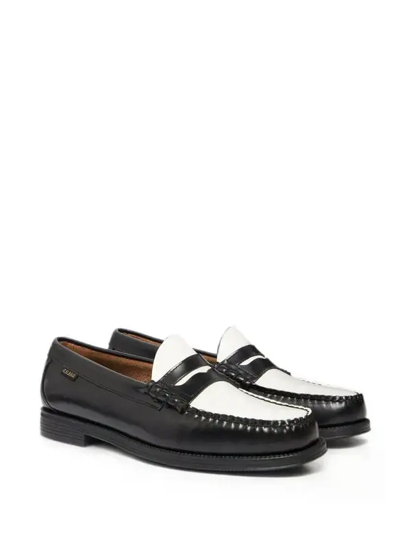 G.H.BASS Larson Flag Leather Loafers