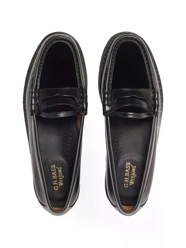 G.H.BASS Weejuns Velvet-panel Loafers