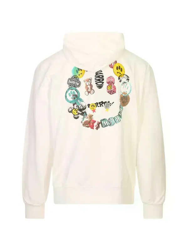 BARROW Graphic-print Cotton Hoodie