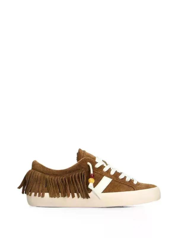 D.a.t.e. Hill Low Fringe-trim Beaded Sneakers