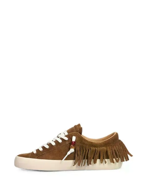 D.a.t.e. Hill Low Fringe-trim Beaded Sneakers