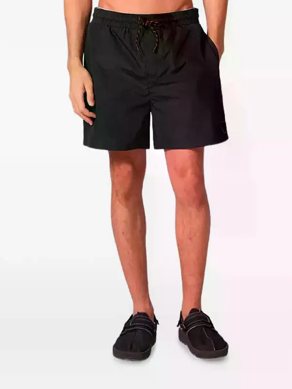 GERTRUDE Drawstring Logo-patch Shorts