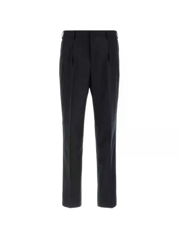 PT TORINO Pleated Wool Tailored Trousers
