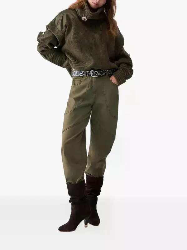 Liu Jo Seam Detail Trousers - Green
