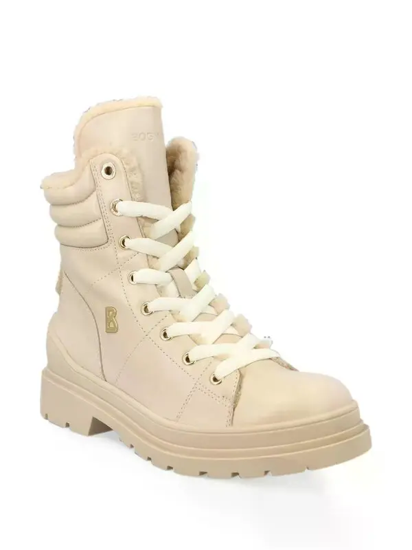 Bogner Quilted Leather Ankle Boots