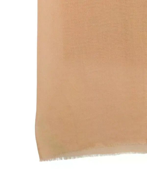 Missoni Logo-embroidered Frayed Scarf