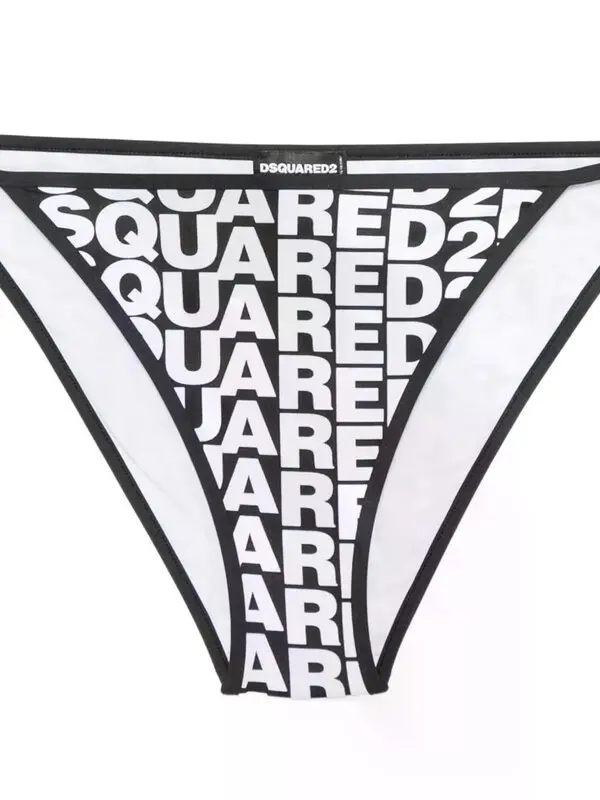 Dsquared2 Logo-print Side-tie Briefs