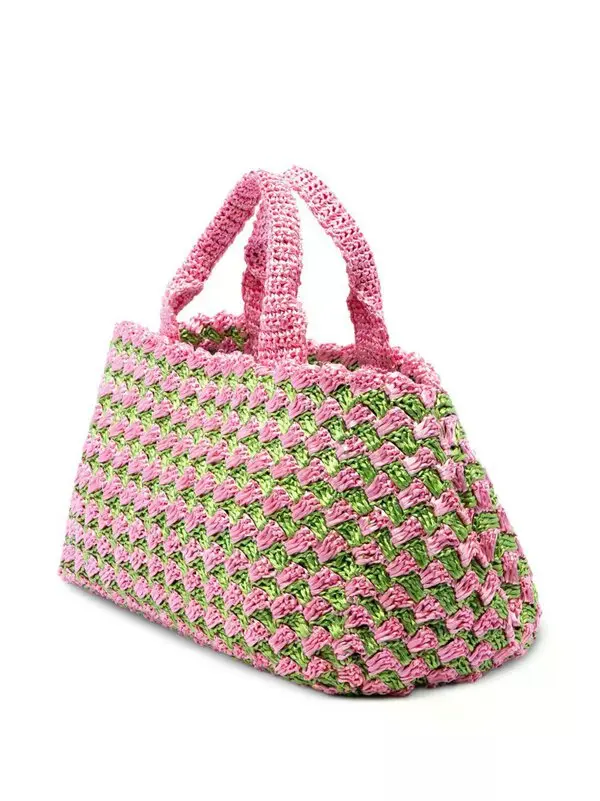 Prada Raffia Canapa Tote