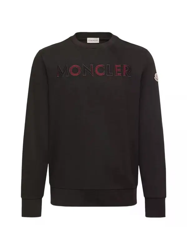 Moncler Logo-embroidered Crew-neck Sweatshirt