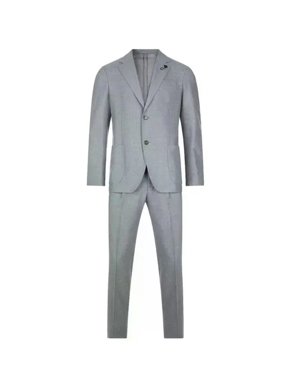 LARDINI Single-breasted Wool-blend Suit