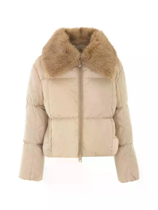 Herno Faux-fur Trim Padded Jacket