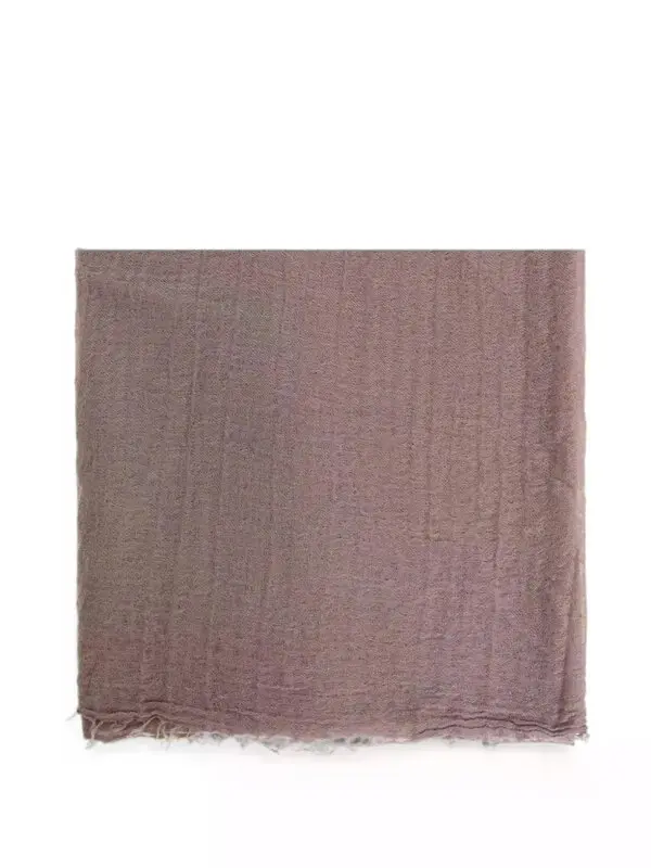 Rick Owens Frayed Gauze Scarf