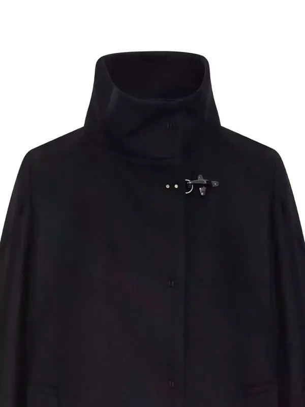 FAY ARCHIVE Wool Cape-clasp Coat