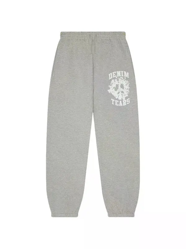 DENIM TEARS University Logo-print Track Pants - Grey
