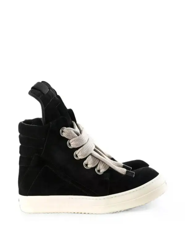 Rick Owens Jumbolace Geobasket High-top Sneakers - Black