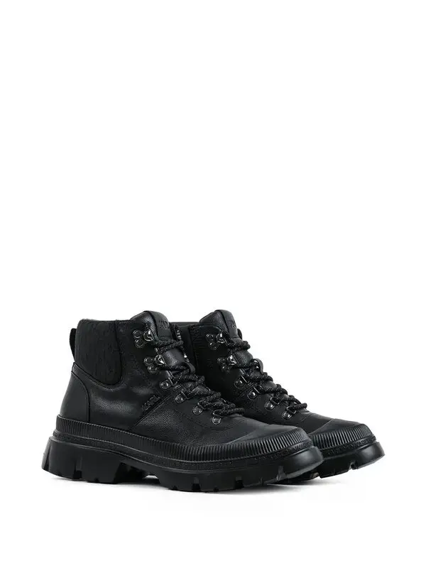 Karl Lagerfeld Lace-up Panelled Boots