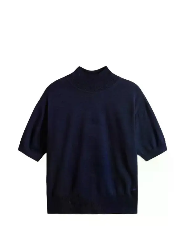 Woolrich Fine-knit Wool T-shirt - Blue