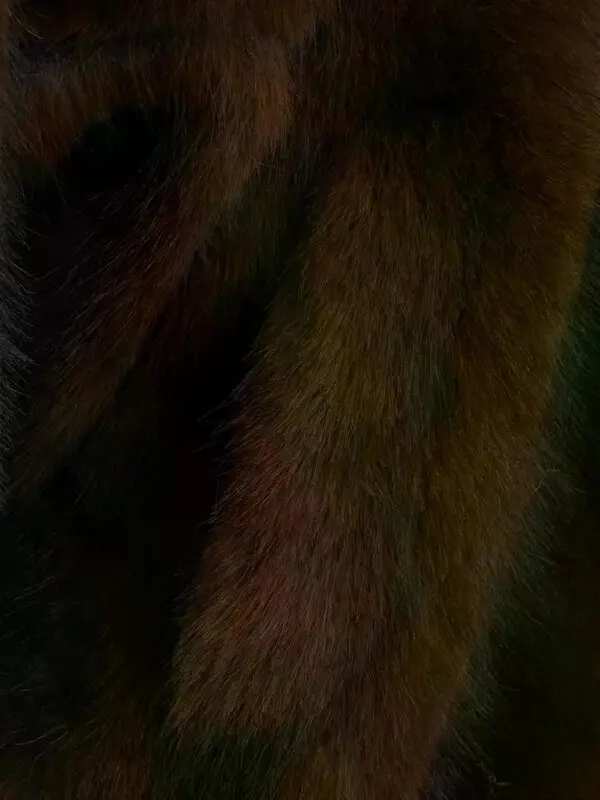 VALENTINI 1972 Faux-fur Wide Collar Jacket