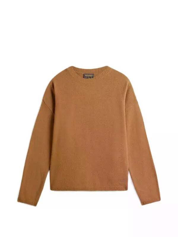 Woolrich Crew-neck Drop-shoulder Sweater