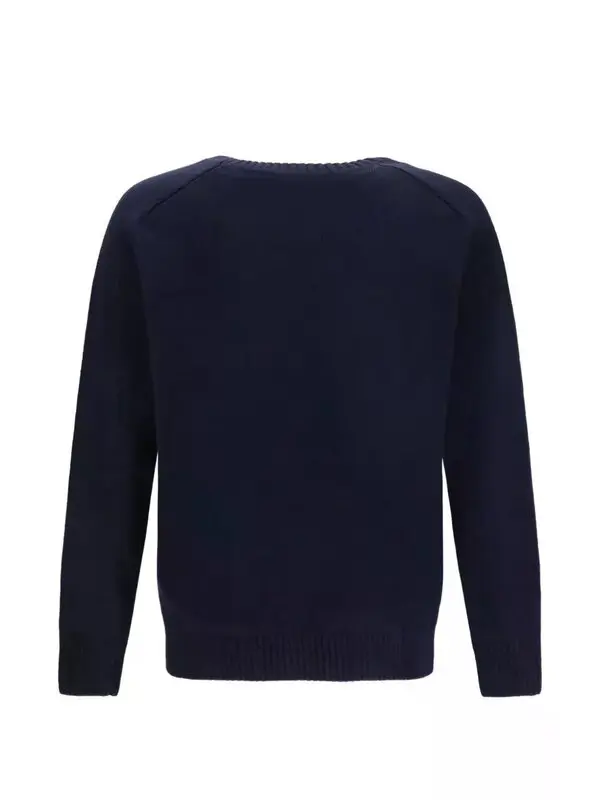 BROOKSFIELD Logo-plaque Crew-neck Sweater