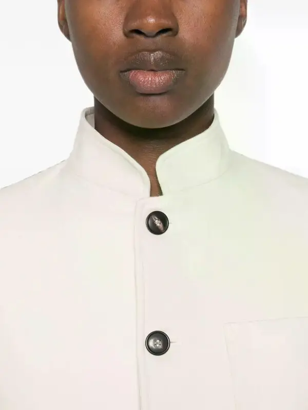 CIRCOLO 1901 Mandarin-collar Patch-pocket Jacket