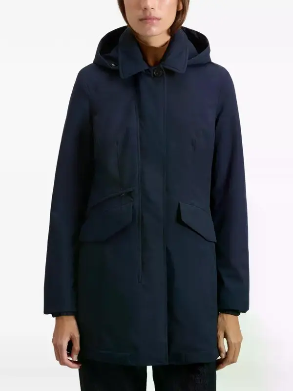Woolrich Removable-hood Coat