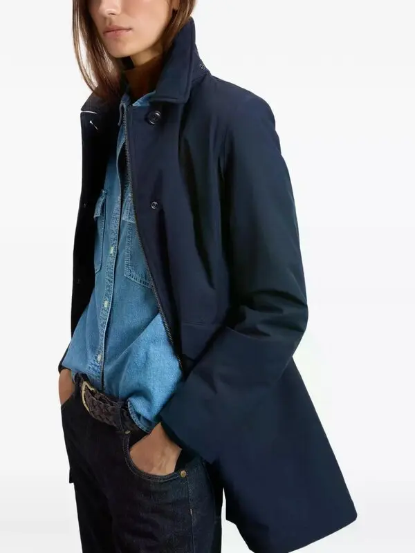 Woolrich Removable-hood Coat