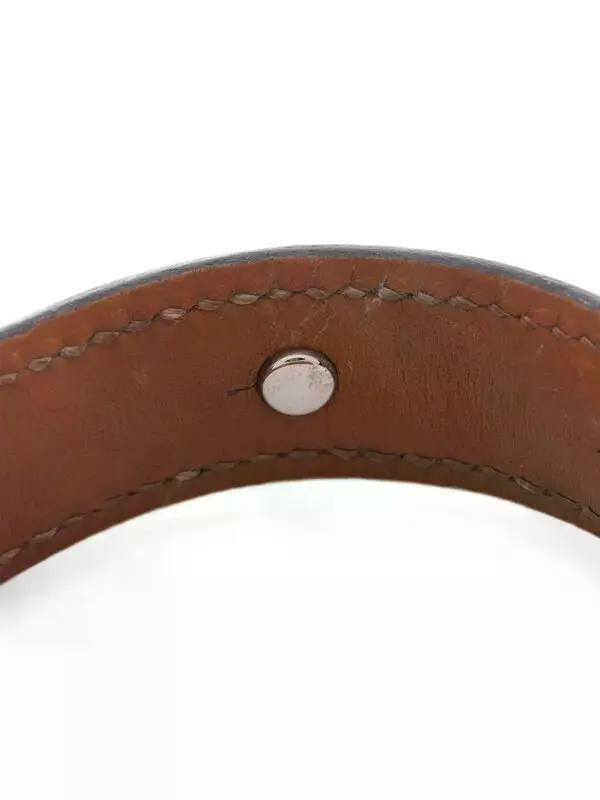 Hermès 2000 Agata Leather Bangle
