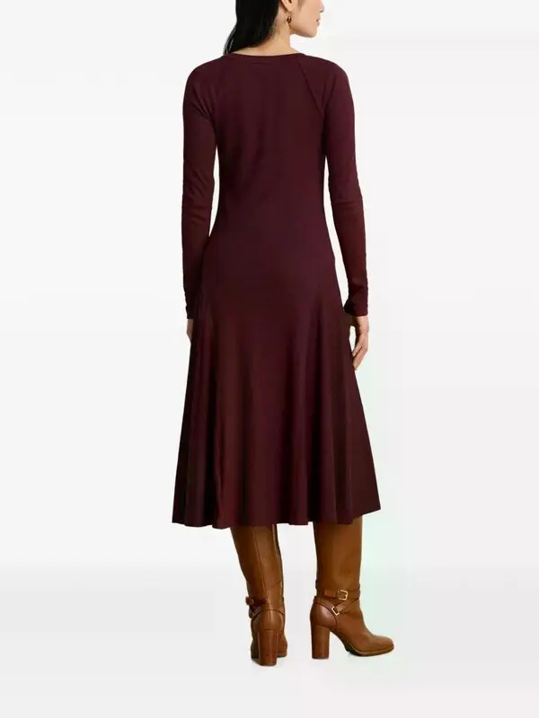 Ralph Lauren Ribbed Midi Dress