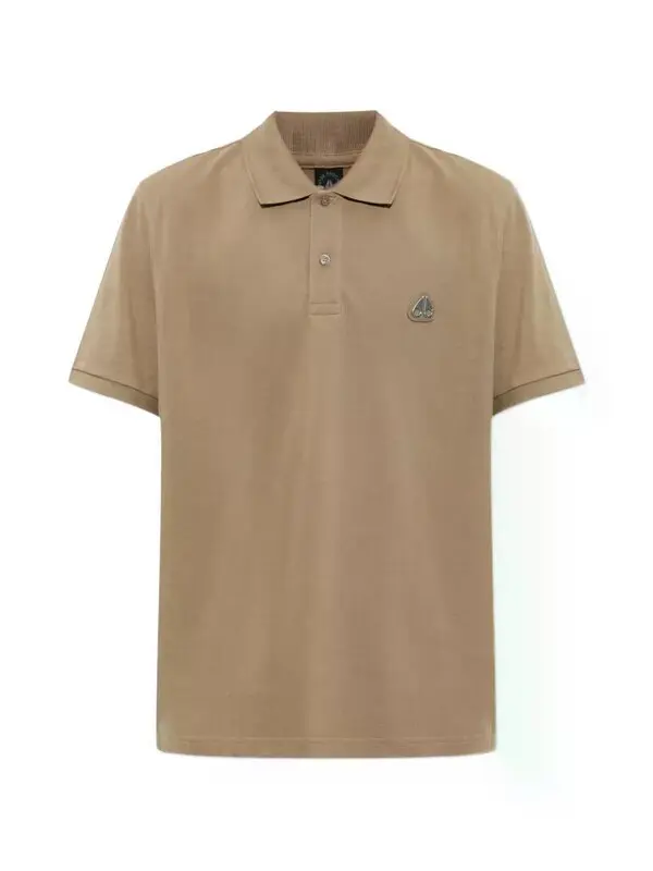Moose Knuckles Logo-plaque Piqué Polo Shirt