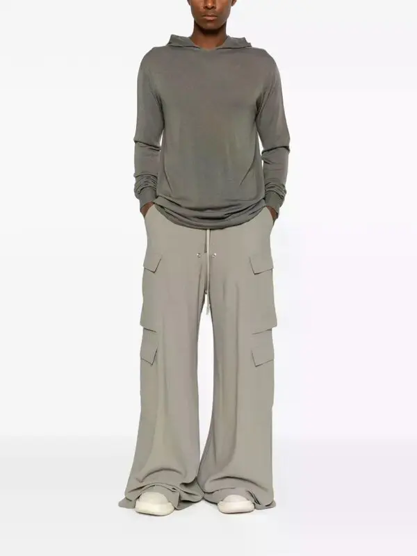 Rick Owens Oversized Fine-knit Hoodie