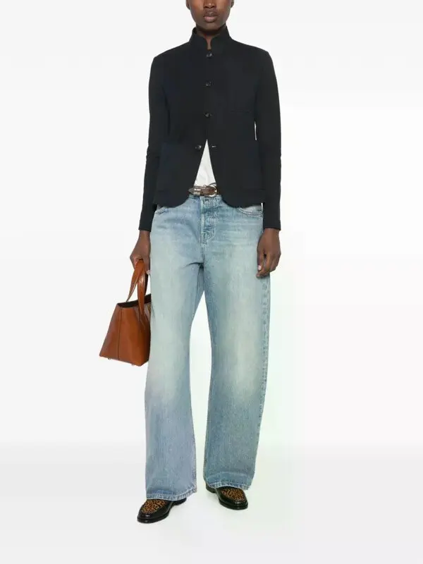 CIRCOLO 1901 Mandarin-collar Patch-pocket Jacket