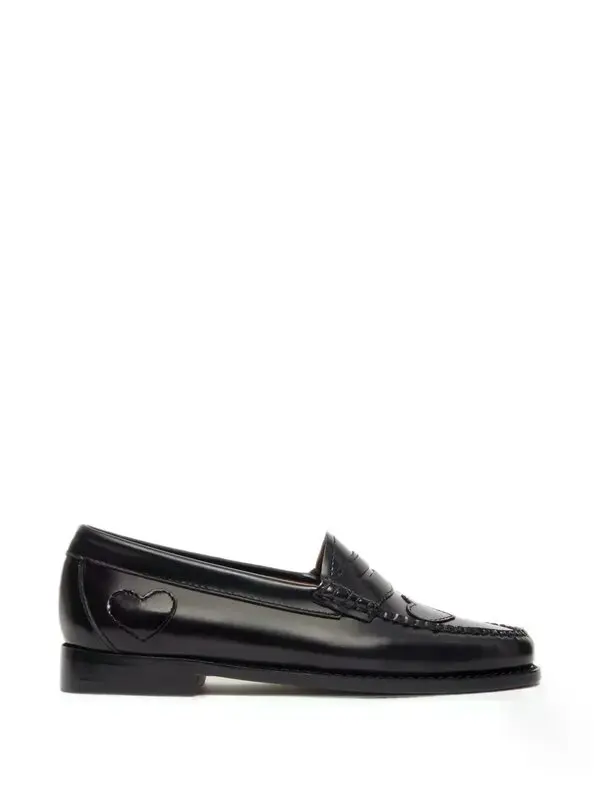G.H.BASS Weejuns Heart-patch Penny Loafers