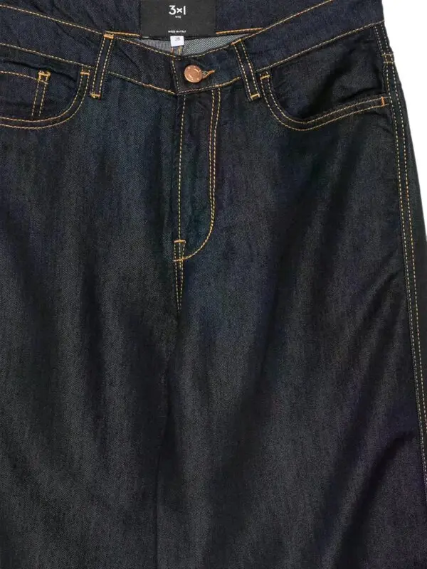 3x1 Contrast-stitch Jeans