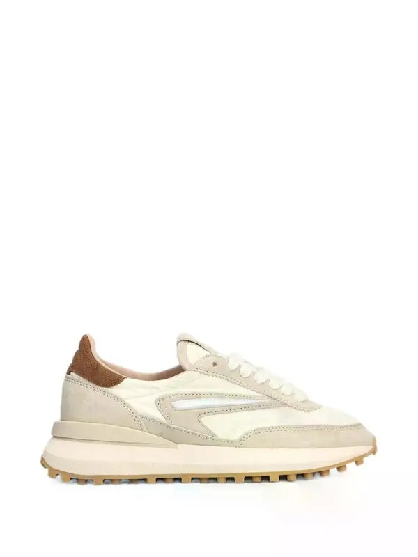 D.a.t.e. Panelled Suede-trim Sneakers