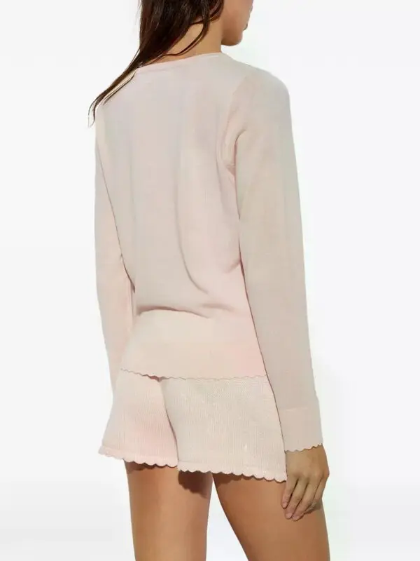 Posse Maisie Scalloped-edge Cardigan