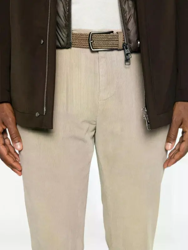 DONDUP Corduroy-effect Slim-fit Trousers