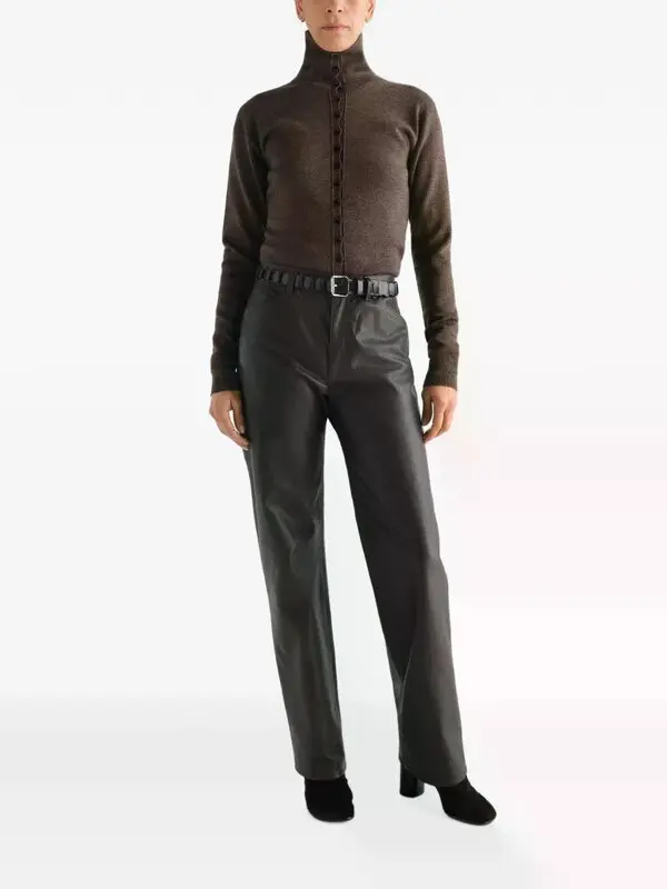 LEMAIRE Buttoned Top In Fine Wool