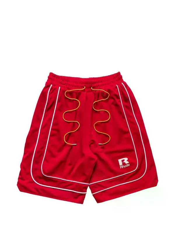 Rhude Piping-detail Mesh Shorts