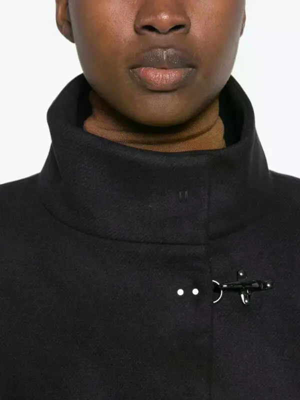 FAY Toggle Fastening Funnel-neck Cape