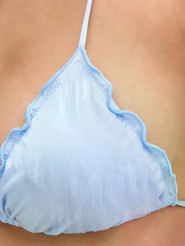 MC2 SAINT BARTH Sagitami Ruffled Bikini - Blue